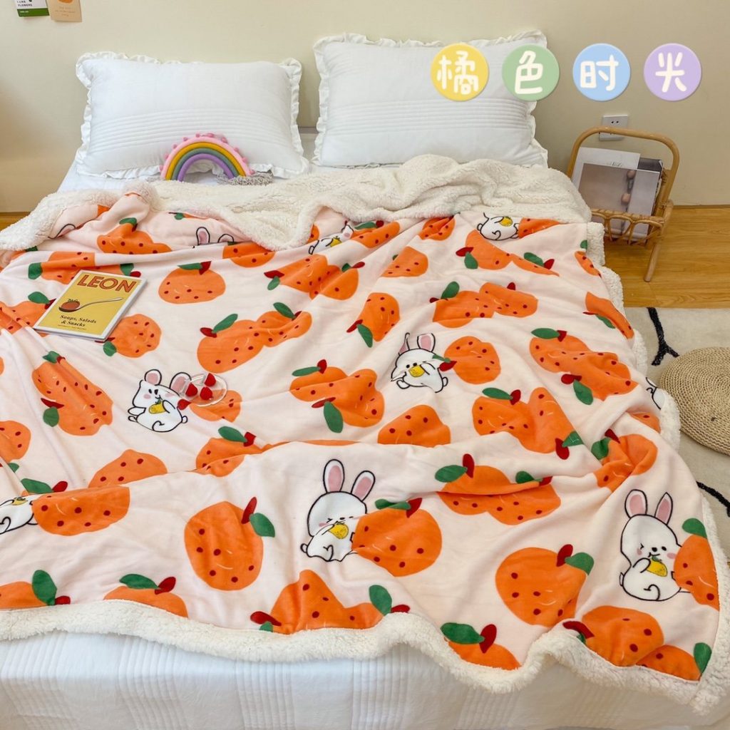 Double layer milk lamb wool blanket | Blanket Manufacturer